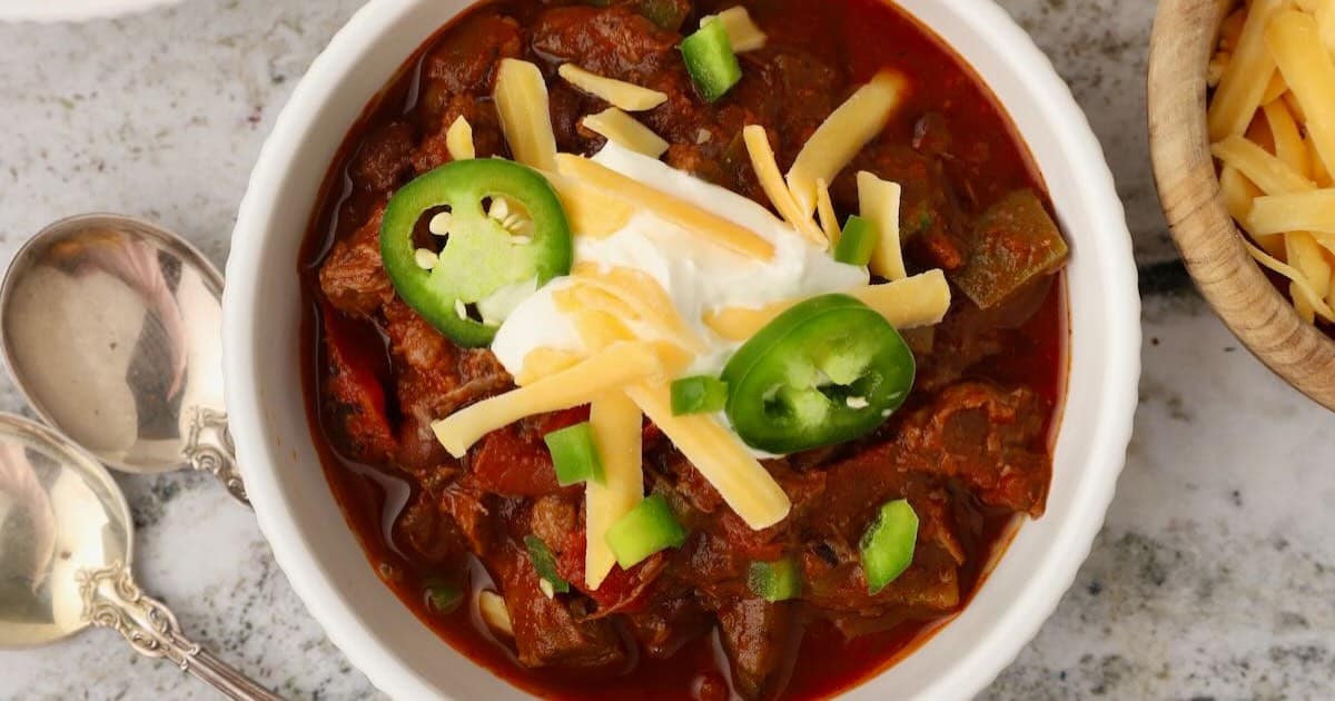 Best Chuck Roast Chili Recipe (Bold, Meaty & Easy!)
